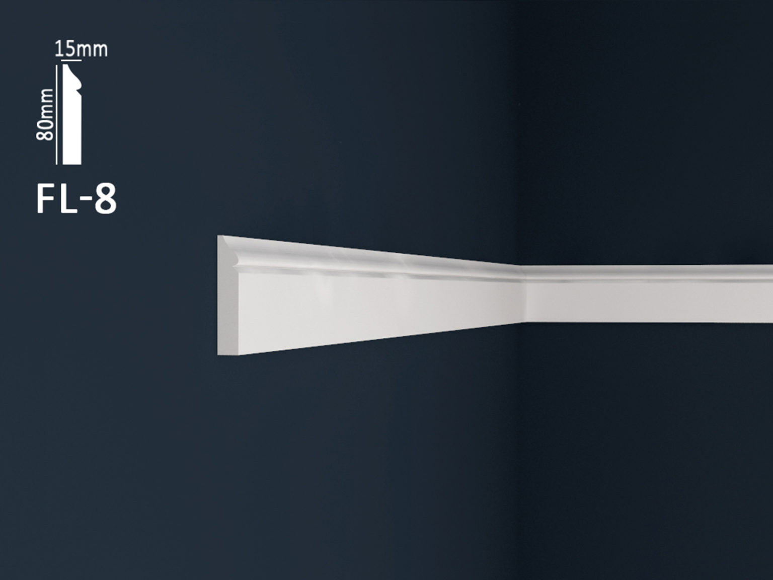 Ravne - zid lajsne ZA 95 | Stiropor lajsne